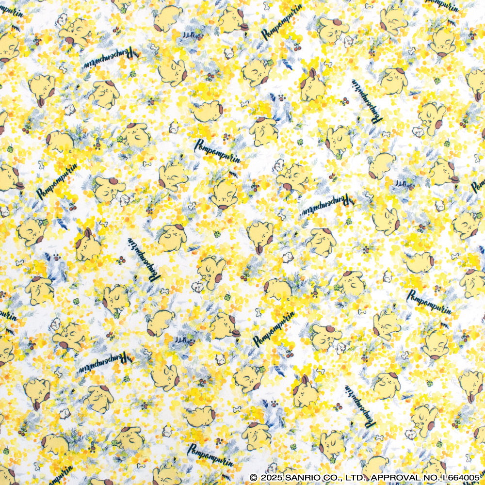 cocca(コッカ) ｜生地通販｜サンリオキャラクターズ×Flownny ～ポムポムプリン～ 綿100％シーチング