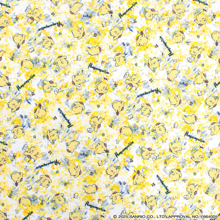 cocca(コッカ) ｜生地通販｜サンリオキャラクターズ×Flownny ～ポムポムプリン～ 綿100％シーチング